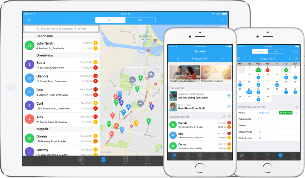 ServicePlanner for iOS, optimised for iPad and iPhone - ServicePlanner
